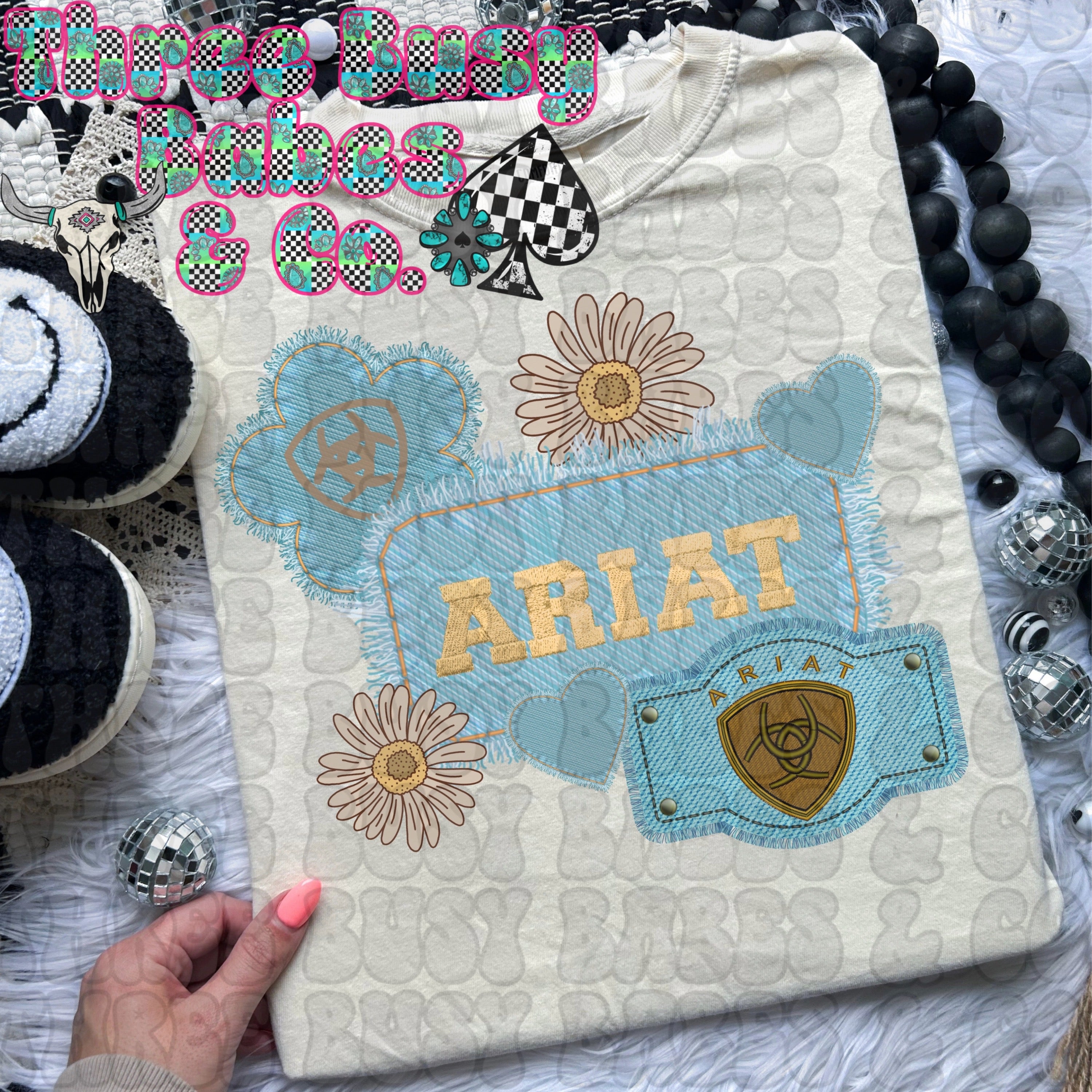 Blue Jean Ariat – Three Busy Babes & Co.